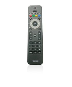 jisowa replacement remote control universal for magnavox led tv 42mf437b/37 42mf438b/f7 19mf338b/f7 26mf337b/27 32mf337b/27 37mf337b/37 313923814171 rc2033601/01 313923816951 rc2033603/01 26hf5335d27b