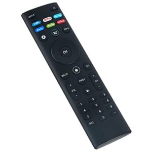 XRT140L XRT140 Replace Remote Control fit for Vizio TV D32F4-J01 D24F4-J01 D40F-J09 D43F-J04 D24F-J09 D24H-J09 D32F-J04 D32H-J09 OLED55-H1 with Vdu Netflx P-Video Disny Hlu Rdbox Button Key