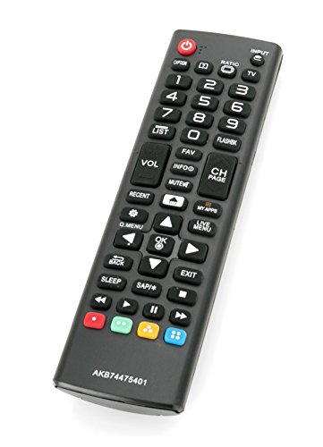 New Replacement AKB74475401 TV Remote fit for LG TV 55UF6450 55UF6790 55UF6800 60UF7300 65LF6350 65UF6450 65UF6490 65UF6790 65UF6800 24LF4820 32LF595B 43LF5900 43UF6400 49UF6400 49UF6430 49UF6490