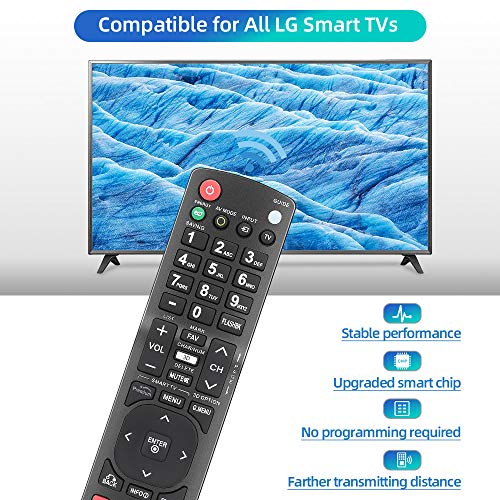 Gvirtue Universal Remote Control for Almost All LG Brand LCD LED HD TV, 3D TV, Smart TV