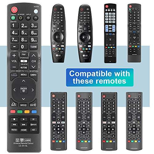 Gvirtue Universal Remote Control for Almost All LG Brand LCD LED HD TV, 3D TV, Smart TV