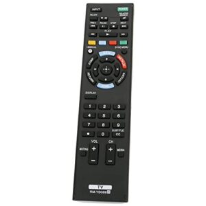 RM-YD089 Remote Control Replace for Sony Bravia LCD LED HDTV KDL-32W600A KDL-32W650A KDL-42W650A KDL-42W651A KDL-46W700A KDL-50W700A KDL32W600A KDL32W650A KDL42W650A KDL42W651A KDL46W700A KDL50W700A