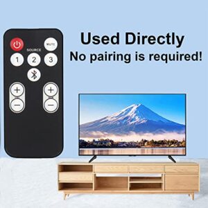 RE15031 Remote Control Compatible with Polk Audio Soundbar 6500BT 6500 6000 5000 3000 2000 4000 9000 SB5000IHT 6000 5000IHT 3000IHT 3000 ONE Step IHT3000 Replacement Controller with Batteries