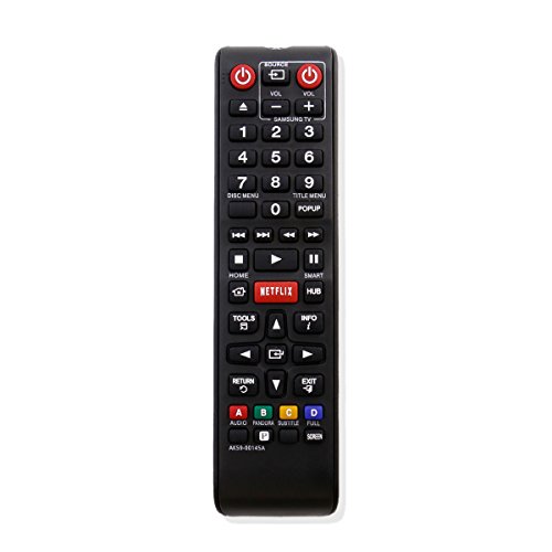 AK59-00145A Remote Control Replace fit for Samsung Blu-ray DVD Player BD-E5900 BD-ES6000 BDE5700 BD-E5700 BD-EM57 BD-EM57/ZA BDEM57C BD-EM57C BD-EM57C/ZA BDEM57CZA BDEM57ZA BDEM59 BD-EM59