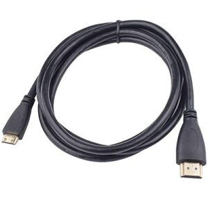 Alitutumao Camera to TV Monitor HDMI Cable Cord Canon Camera Mini HDMI to HDMI Cable Compatible with Canon PowerShot ELPH EOS Rebel DSLR SL1 SL2 T1i T2i T3 T3i T4i T5 T5i T6 T6i T6S T7 T7i and More