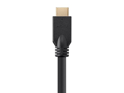 Monoprice HDMI Cable - 15 Feet - Black (No Logo) | High Speed, 4K@60Hz, HDR, 18Gbps, 26AWG, YUV 4:4:4, CL2, Compatible with UHD TV and More - Commercial Series