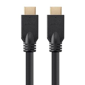 Monoprice HDMI Cable - 15 Feet - Black (No Logo) | High Speed, 4K@60Hz, HDR, 18Gbps, 26AWG, YUV 4:4:4, CL2, Compatible with UHD TV and More - Commercial Series