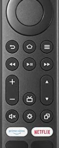 Insignia Remote (NS-RCFNA-21 Rev E) with Microphone for Fire TV - Black (Renewed)