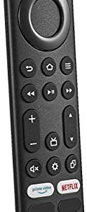 Insignia Remote (NS-RCFNA-21 Rev E) with Microphone for Fire TV - Black (Renewed)