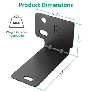 WALI Sound Bar Speaker Wall Mount Bracket Holder Stands Compatibility Bose Sound Touch 300, Soundbar 500, Soundbar 700 and Soundbar 900 (BSM002), Black