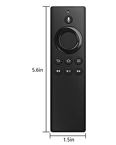 New 2nd Gen Voice Remote Control Replacement DR49WK B PE59CV for Amazon Fire TV Stick (2nd Gen/3rd Gen/Lite/4K) Fire TV Cube (1st Gen/2nd Gen, and Later) Fire TV (3rd Gen, Pendant Design)