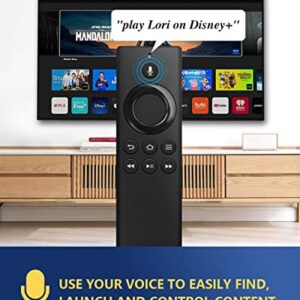 New 2nd Gen Voice Remote Control Replacement DR49WK B PE59CV for Amazon Fire TV Stick (2nd Gen/3rd Gen/Lite/4K) Fire TV Cube (1st Gen/2nd Gen, and Later) Fire TV (3rd Gen, Pendant Design)