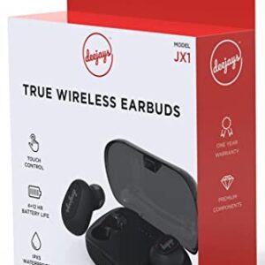 Deejays True Wireless Earbuds (Black)