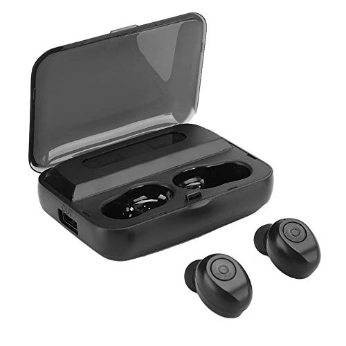 fosa1 Wireless Earbuds Mini Portable Bt Headphones Sports Stereo Sound Earphone with Wireless Charging Box Support LED Power Digital Display for Home Office Outdoor Sport