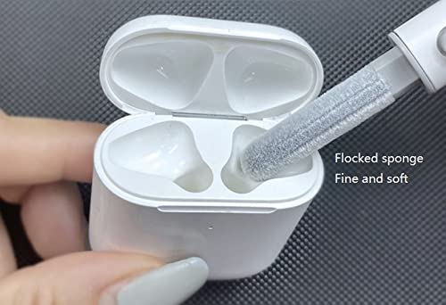 Airpods Cleaner Kit Soft Brush for Bluetooth Earbud Cleaning Airpod Pro Portable 3 in 1 Headphone Cleaning Pen Tools Earphone Cleaning Brush Tool for Earphone,Camera and Mobile Phone