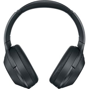 Sony MDR-1000X/B Black Hi-Res Bluetooth Wireless Noise Cancelling Headphones (Renewed)