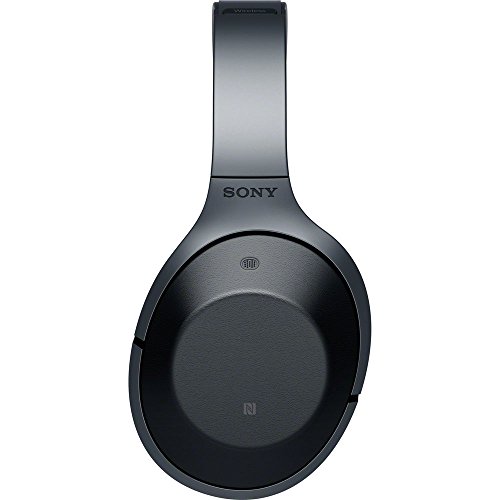 Sony MDR-1000X/B Black Hi-Res Bluetooth Wireless Noise Cancelling Headphones (Renewed)