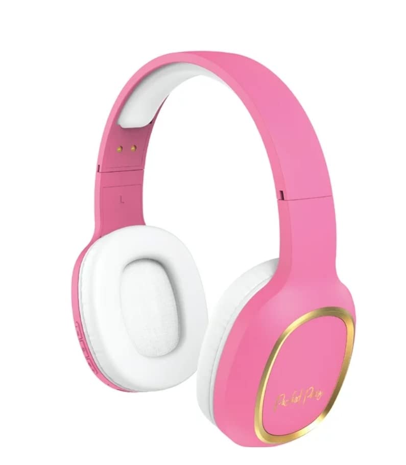 Packed Party Wireless Pink Bluetooth Headphones (Pink)