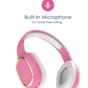 Packed Party Wireless Pink Bluetooth Headphones (Pink)