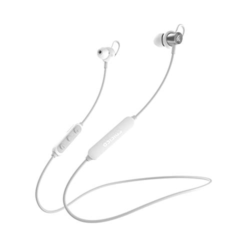 Edifier W200BT SE Bluetooth 5.0 in-Ear Sports Earphones, 7 Hours Playback,IPX5 Sweat and Water Resistant, CVC Noise Suppression, Multi-Point Support - Silver