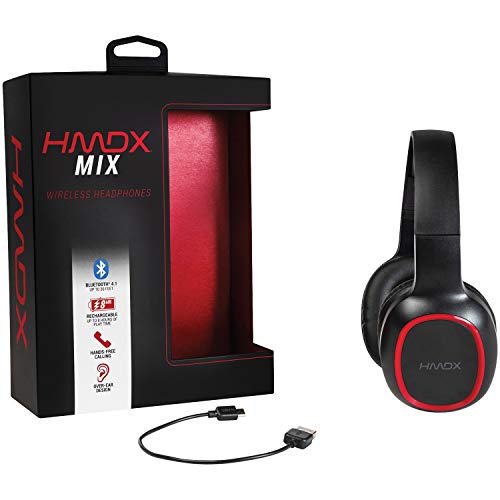 HMDX HX-HP210BK Bluetooth Headphones Black