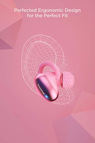 1MORE Stylish True Wireless in-Ear Headphones - Bluetooth - 6.5 Hours of Battery - 15-Minute Quick Charge for 3 Hours of Use – Portable Charging Headphone Case Included - Pink (Renewed)