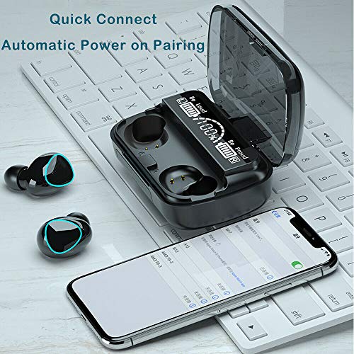 Wireless Earbuds Bluetooth 5.1 Earphones for T-Mobile REVVL V+ 5G in Ear Headphones True Stereo Sports Waterproof/Sweatproof Headsets with Microphone