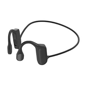 ztgd bl09 wireless bluetooth bone conduction headphones bluetooth-compatible ipx5 life waterproof long standby stereo wireless hanging-ear earphone for sports black