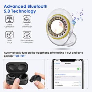 GIM Wireless Sport Earbuds with Charging Case,True Mini Wireless Earbuds with IPX5 Waterproof Built in Mic Headset Compatible iOS Android Smartphone.