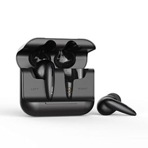 iwalk amourduo pluswireless earbuds compatible with iphone, bluetooth earbuds with charging case 10mm drivers deep bass & clear mids highs,20h playtime mono & twin modes touch control compact & 4g