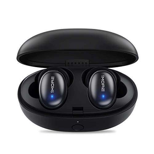 1MORE Stylish True Wireless Earbuds, Bluetooth 5.0, 24-Hour Playtime, Stereo In-Ear Headphones with Charging Case, Built-in Microphone, Alternate Pairing Mode (Renewed)