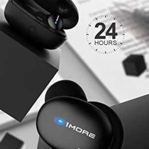 1MORE Stylish True Wireless Earbuds, Bluetooth 5.0, 24-Hour Playtime, Stereo In-Ear Headphones with Charging Case, Built-in Microphone, Alternate Pairing Mode (Renewed)