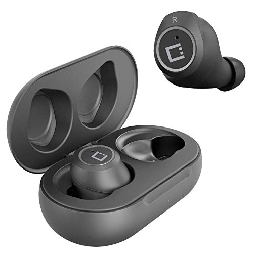 Wireless V5 Bluetooth Earbuds Compatible with Samsung Galaxy A21s with Charging case for in Ear Headphones. (V5.0 Black)