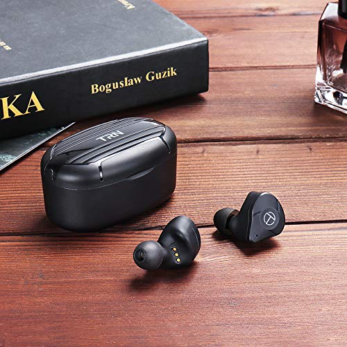 Linsoul TRN T300 2BA+1DD Bluetooth 5.2 TWS True Wireless HiFi in-Ear Earphones with Wireless Charging, CVC Noising Cancellation, Touch Control