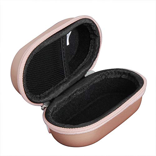 Hermitshell Hard Travel Case for TOZO T10 TWS Bluetooth 5.0 Earbuds True Wireless Stereo Headphones (Rose Gold)