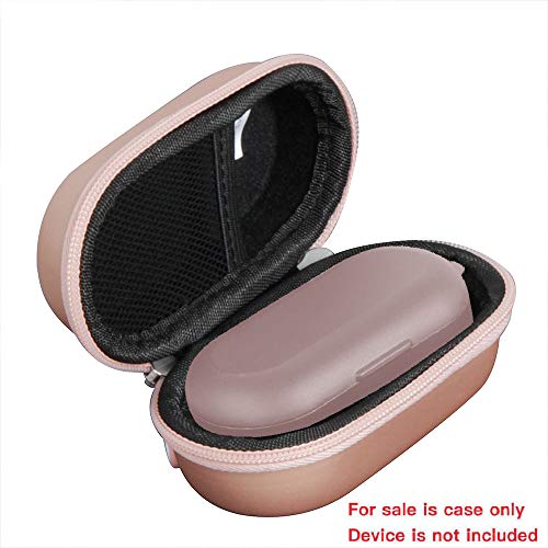 Hermitshell Hard Travel Case for TOZO T10 TWS Bluetooth 5.0 Earbuds True Wireless Stereo Headphones (Rose Gold)