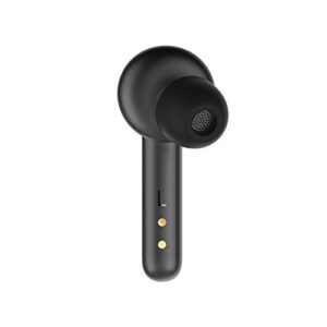 rockmia Ture Wireless in-Ear Earbuds Mini Noise Cancelling Headphones Built-in Mic, Bluetooth 5.0 Headphones Compatible with Apple & Android(Black, T1)