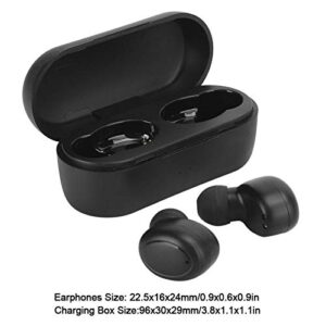 V2 Binaural Wireless Bluetooth Sports Earbud, Portable True Wireless TWS Private Mode Stereo Headphones in Ear Built in Mic Headset with Charging Box 70 Hours Standby for Running, Workout, Gym