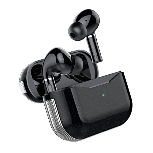 MPWHYL Bluetoth 5.2 Headphones, Active Noise Canceling Wireless Earbuds, Deep Bass in Ear Earphones, 30H Playtime with Charging Case, Portable for Work Commuting Gameing