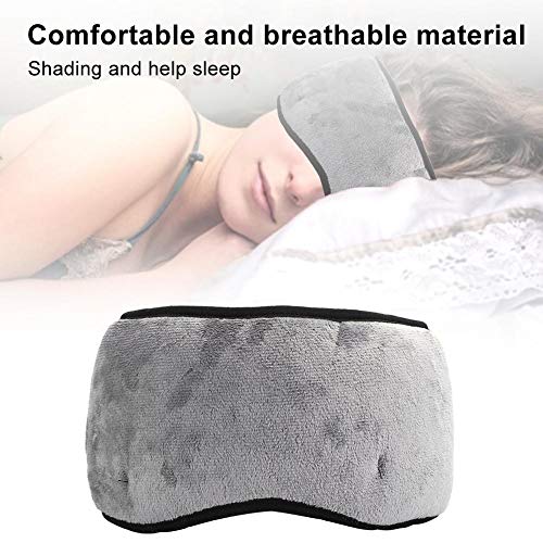 Sleep Headphones Bluetooth Eye Mask, Smart Wireless BT5.0 Blindfold Music Travel Sleeping Blindfold for Side Sleepers Washable Adjustable Travel Music Handsfree Sleeping 8H Playtime