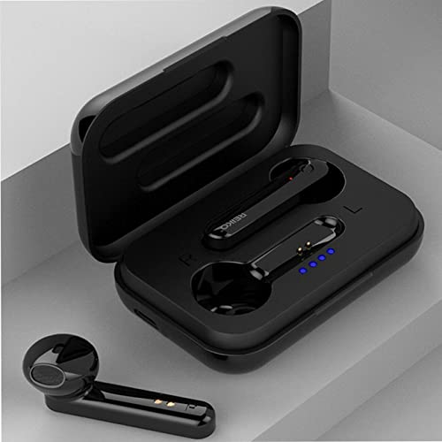 for Samsung Galaxy A13 4G in-Ear Earphones Headset with Mic and Touch Control TWS Wireless Bluetooth 5.0 Earbuds with Charging Case - Black