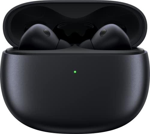 Xiaomi Buds 3, Up to 40dB ANC, 3 ANC Modes, Dual Transparency Modes, Dual-Magnetic Dynamic Driver, Hi-Fi Sound Quality, 32 Hours Battery Life, IP55 Dust and Water Resistance, Wireless Charging, Black