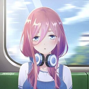 damdos Headphone The Quintessential Quintuplets Cosplay Nakano Miku Bluetooth Headsets Headphone Earphone