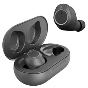 works for google pixel 6 by cellet wireless v5 bluetooth earbuds compatible with google pixel 6 with charging case for in ear headphones. (v5.0 black)