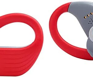 JBL TWS True Wireless in-Ear Headphones Bundle with Deluxe Hardshell Case (Endurance Peak, Red) (Renewed)