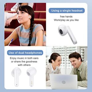 Hoseili 【2022new editionBluetooth Headphones.Bluetooth 5.2 Wireless Earphones in-Ear，LED Power Display IPX7 Waterproof Band Microphone Touch Control Portable Charging Case for iOS Android PC. YJ2