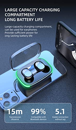 Bluetooth Headset TWS Wireless Earphones Earbuds Stereo Headphone Stereo Sport Wireless TWS Earbuds Y60