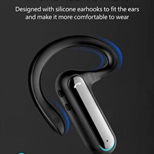 RISTARWH Wireless Earbuds,Bluetooth 5.2 Headphones Sport Wireless HiFi Stereo Earphones Non-in-Ear Noise Cancelling Headset for Business/Driving/Office