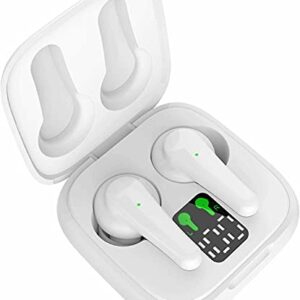 SGNICS Wireless Earbuds, for Samsung Galaxy A13 4G Touch Control with Charging Case IPX5 Sweat-Proof TWS Stereo Earphones Hi-Fi Deep Bass Noise Cancellation Outdoor Indoor Sport - White