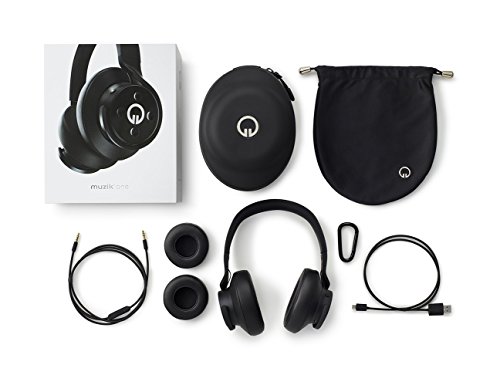 MUZIK One Connect Smarter Headphone , Black